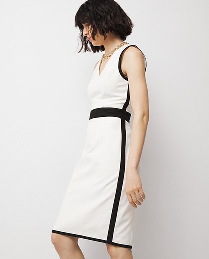 White work dress store