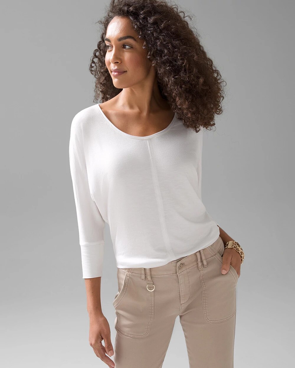 Dolman Sleeve Tee | White House Black Market