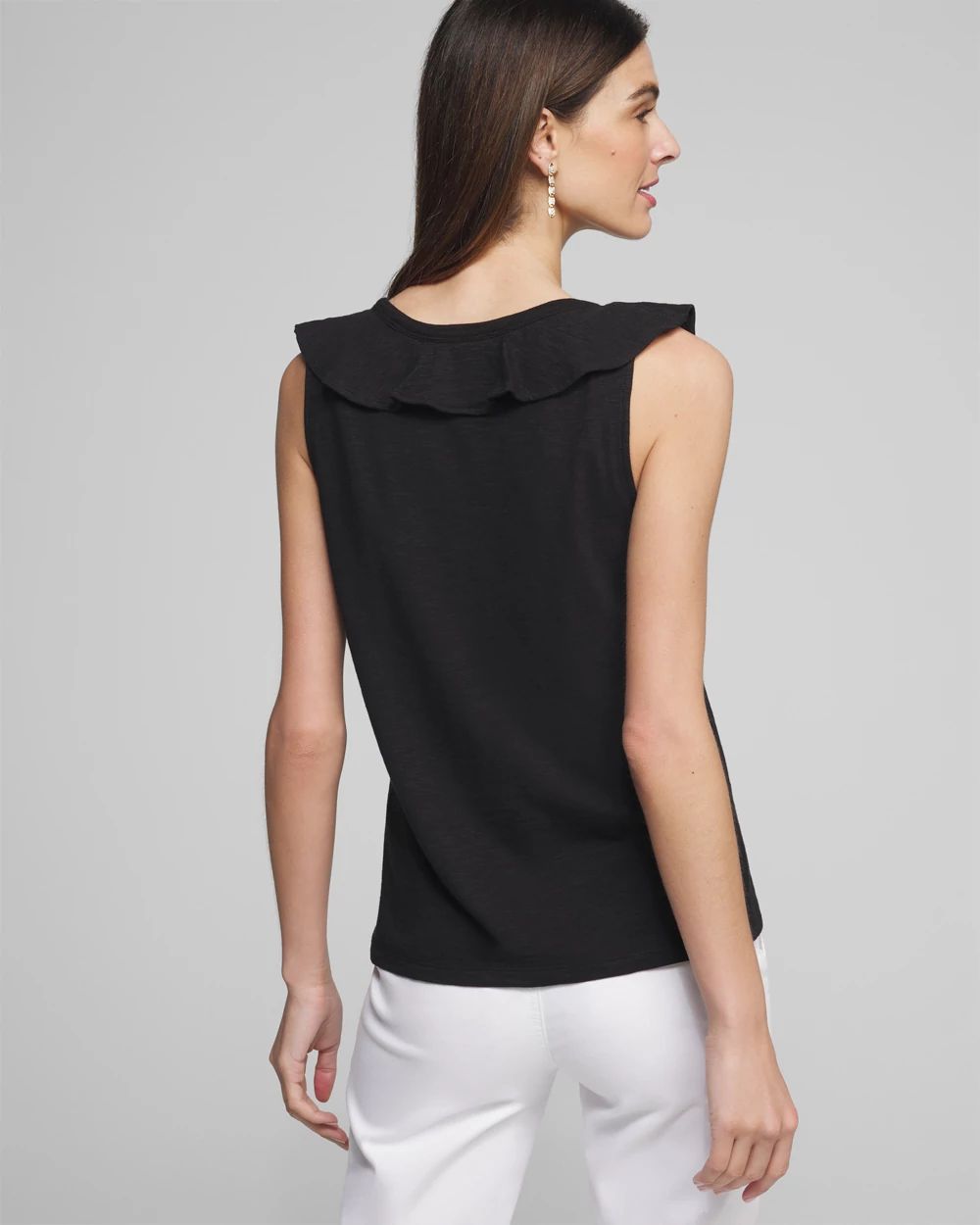 Outlet WHBM Ruffle Tank | White House Black Market