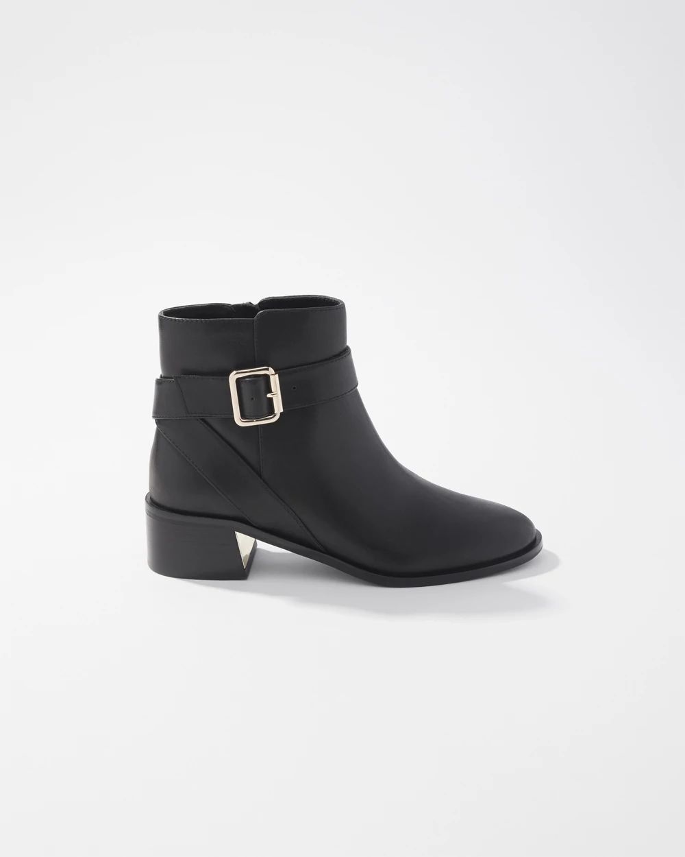 Short Leather Chelsea Boot | White House Black Market