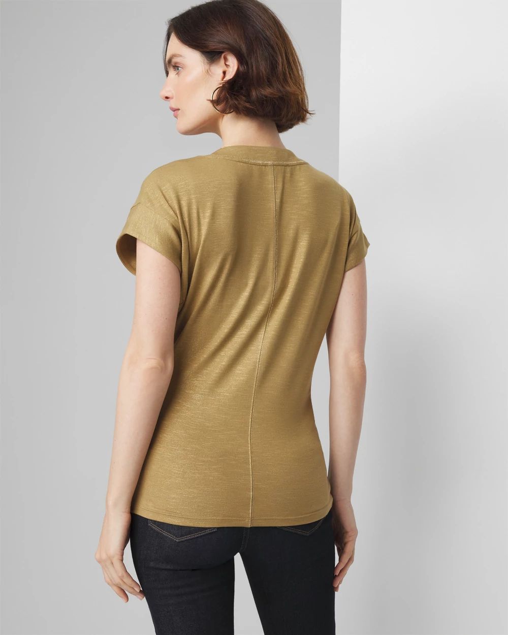 Short Sleeve Power Tee | White House Black Market