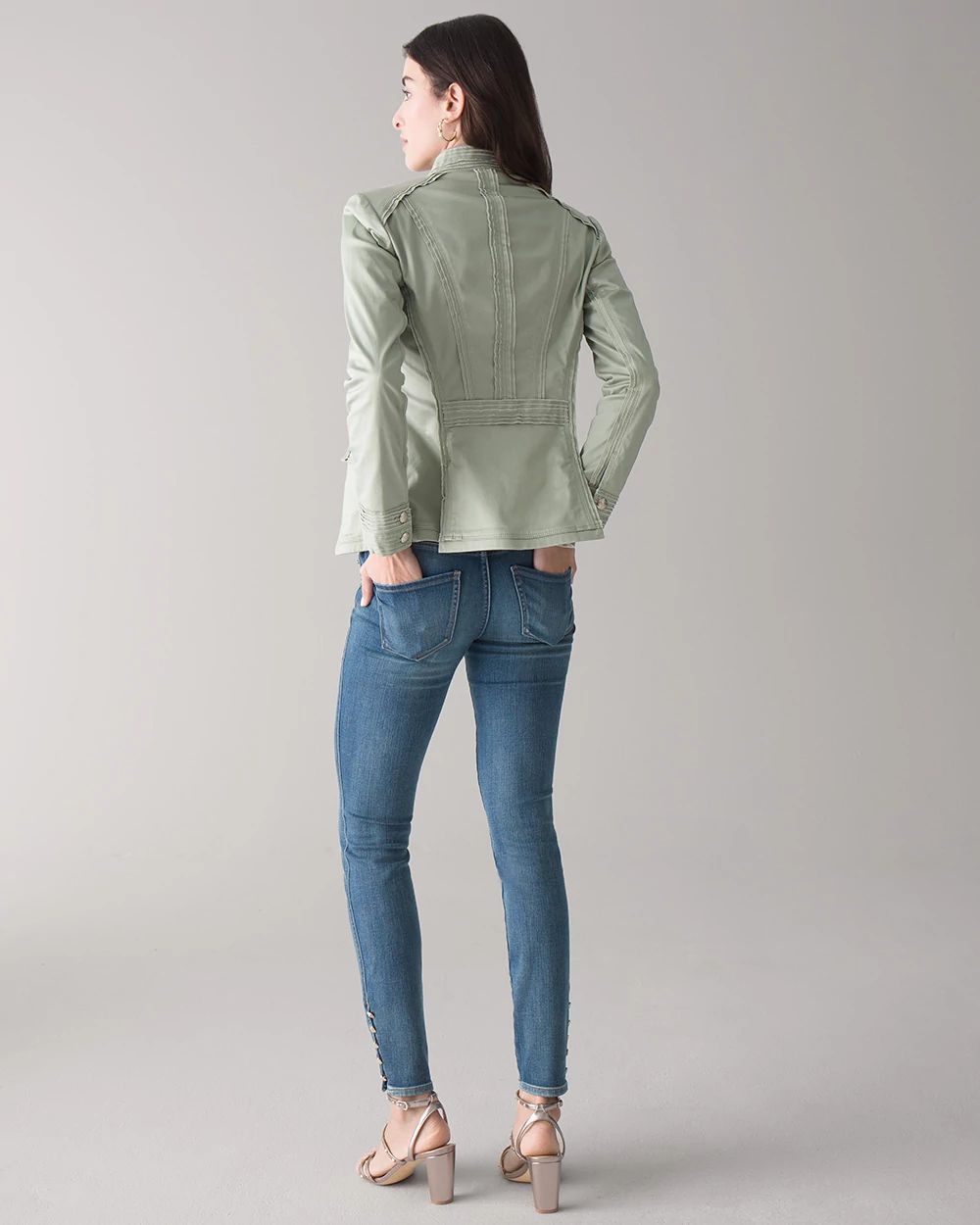 Raw Edge Military Jacket | White House Black Market