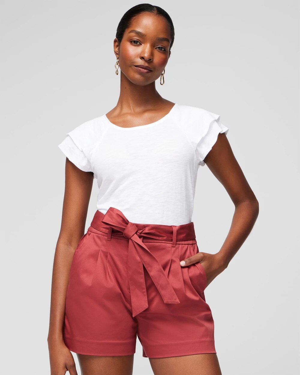 Short Sleeve Go-Getter Tee | White House Black Market