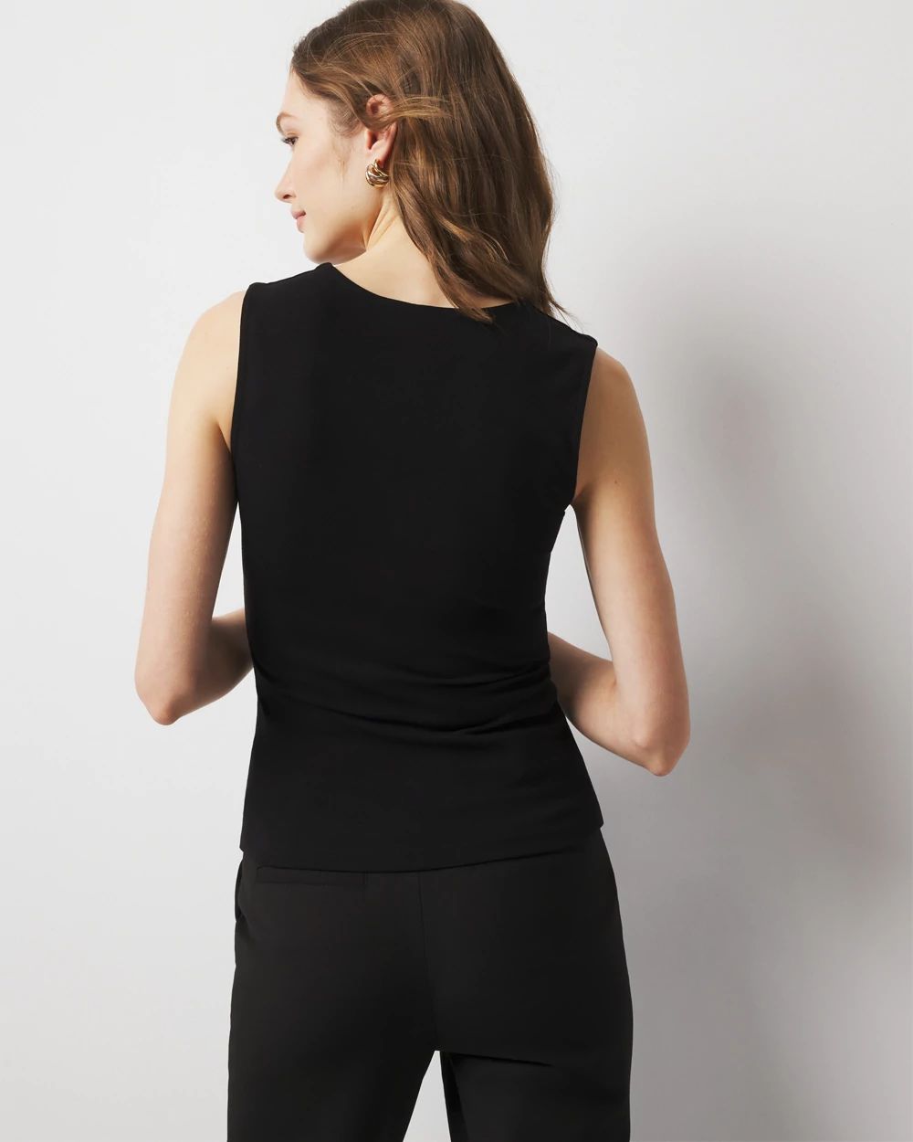 WHBMFORME™ All Ways Stretch Scoop Neck Shell | White House Black Market