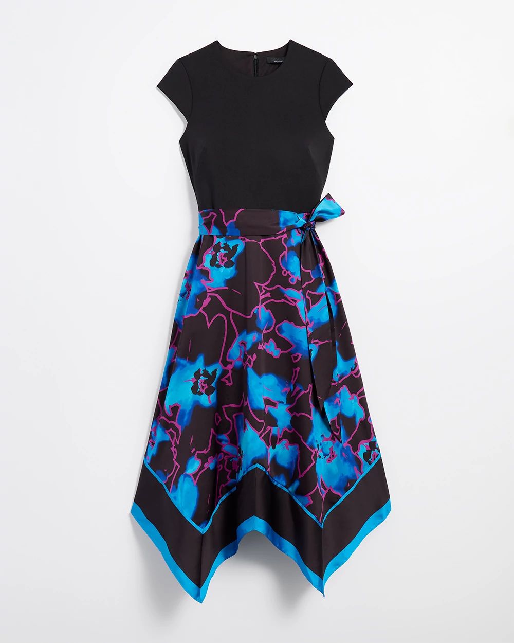 Handkerchief-Hem Midi Dress | White House Black Market