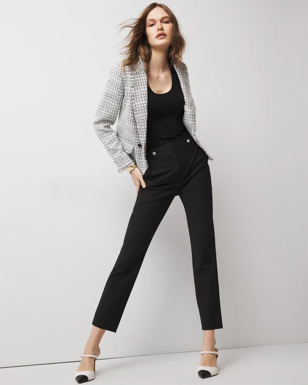 WHBMFORME™ All Ways Stretch Scoop Neck Shell | White House Black Market