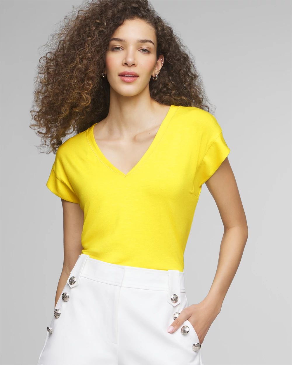 Short Sleeve Power Tee | White House Black Market