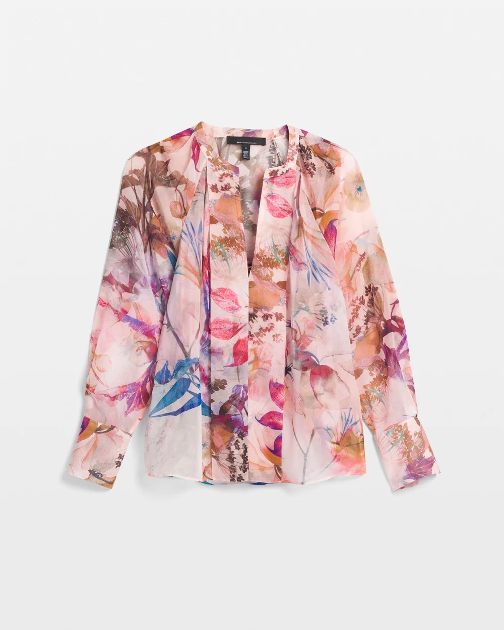Pleated Front Blouse | White House Black Market