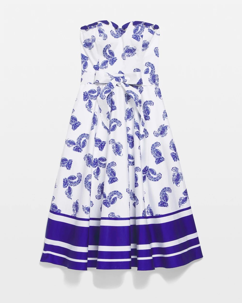 Strapless Sweetheart Fit-N-Flare Dress | White House Black Market