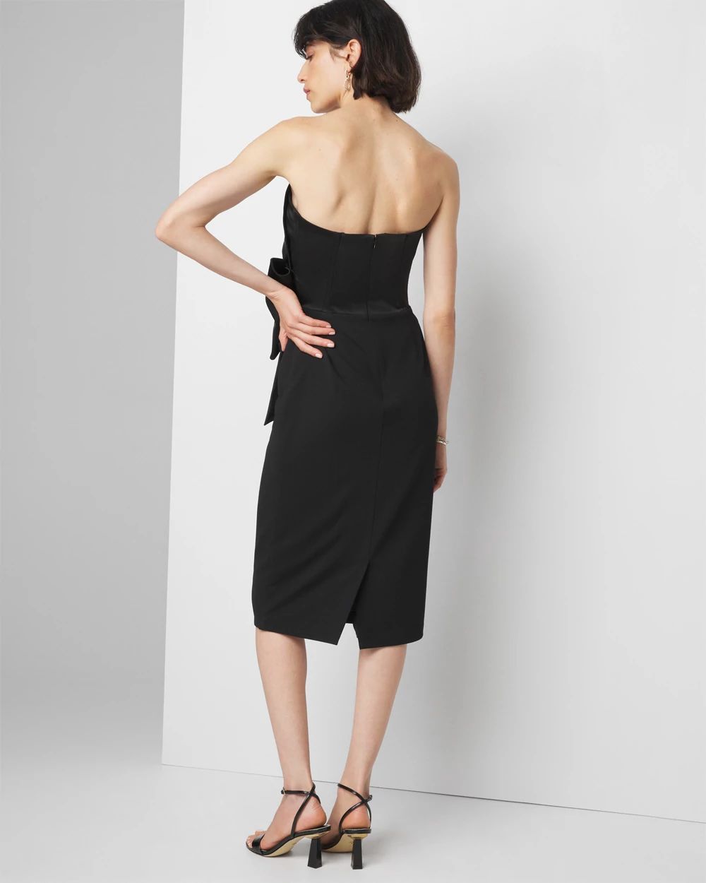 Strapless Bow Dress | White House Black Market