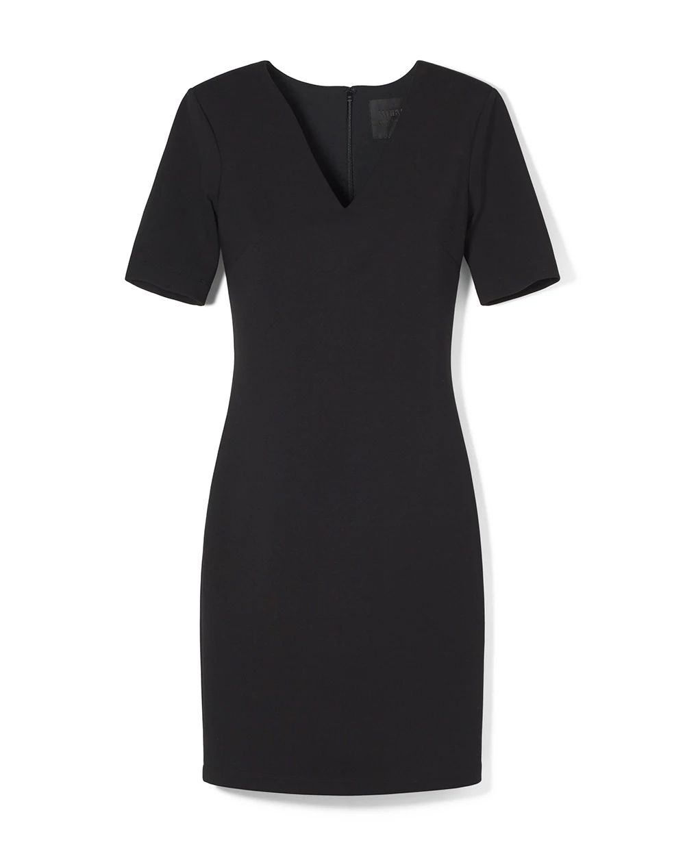WHBM® AURA Short-Sleeve Sculpting Sheath Dress | White House Black Market