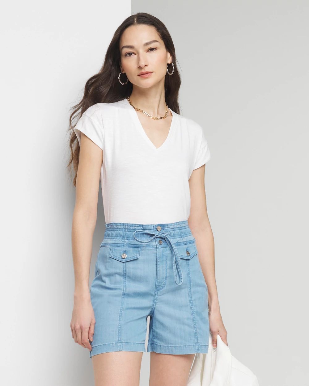 Extra High-Rise Stretch Shorts | White House Black Market