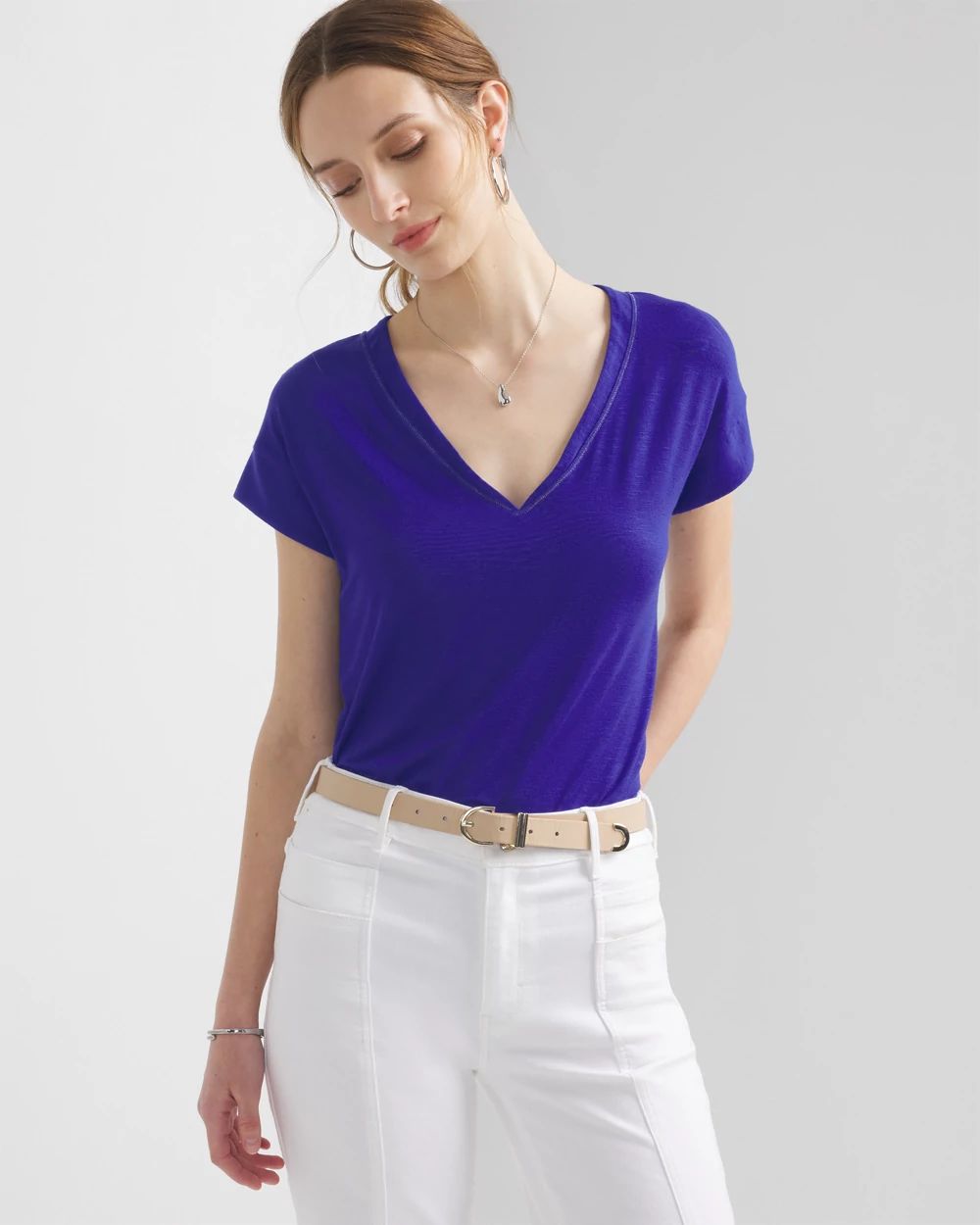 Short Sleeve Power Tee | White House Black Market