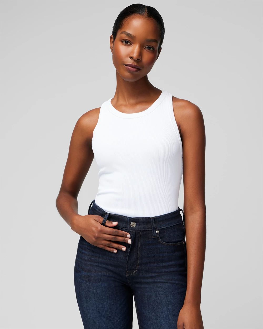 WHBM® FORME Wide Rib Tank | White House Black Market