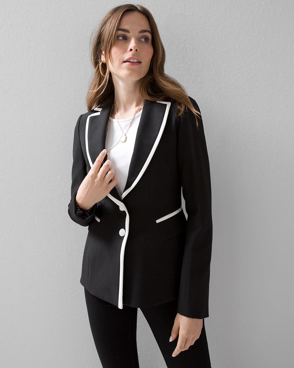 WHBM® Contrast Signature Blazer | White House Black Market