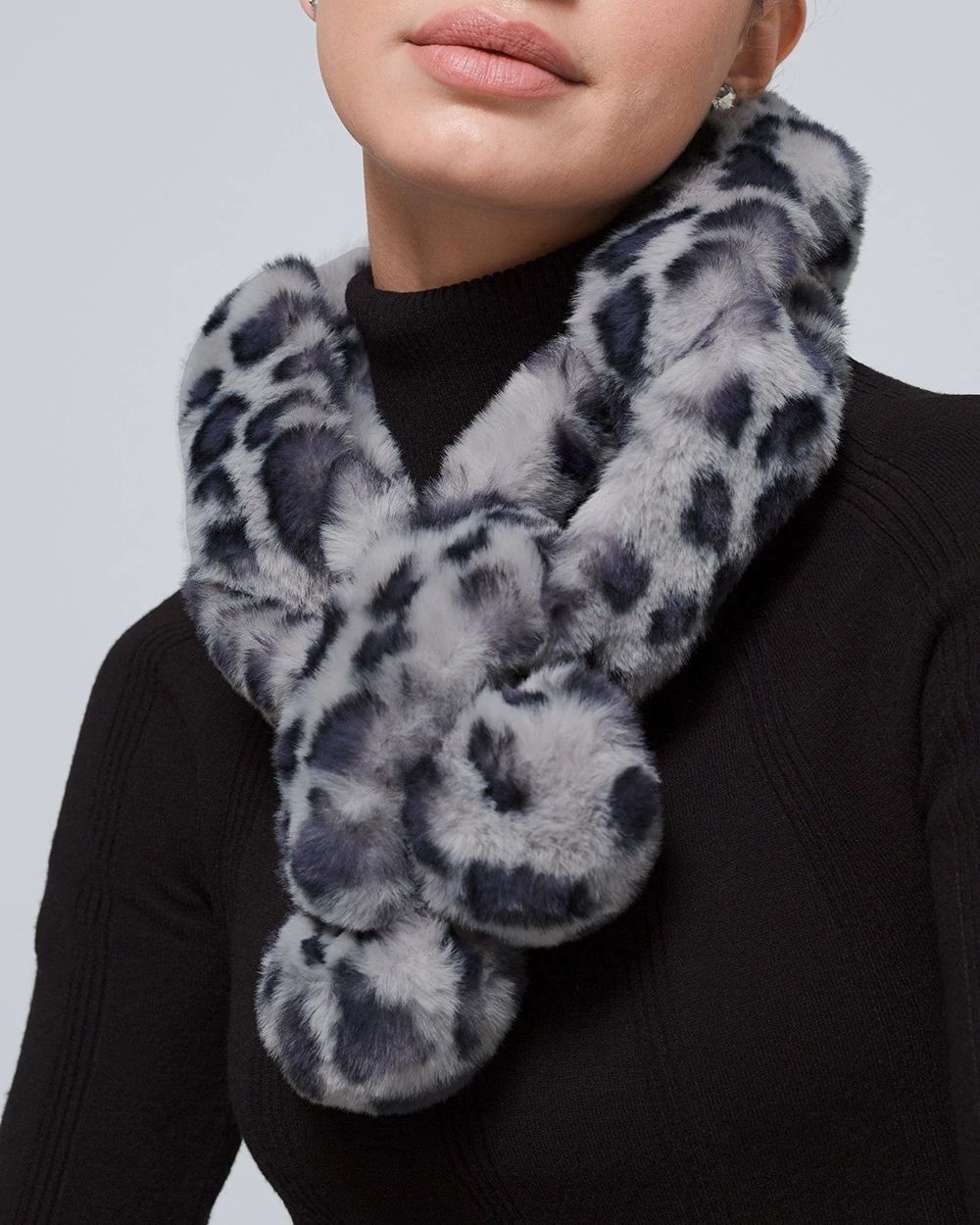 Faux-Fur Link Scarf | White House Black Market