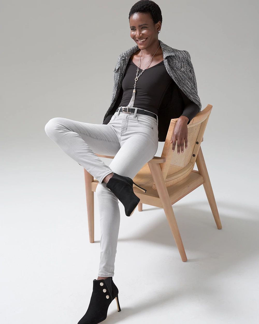 High-Rise Jeanie Denim Legging | White House Black Market