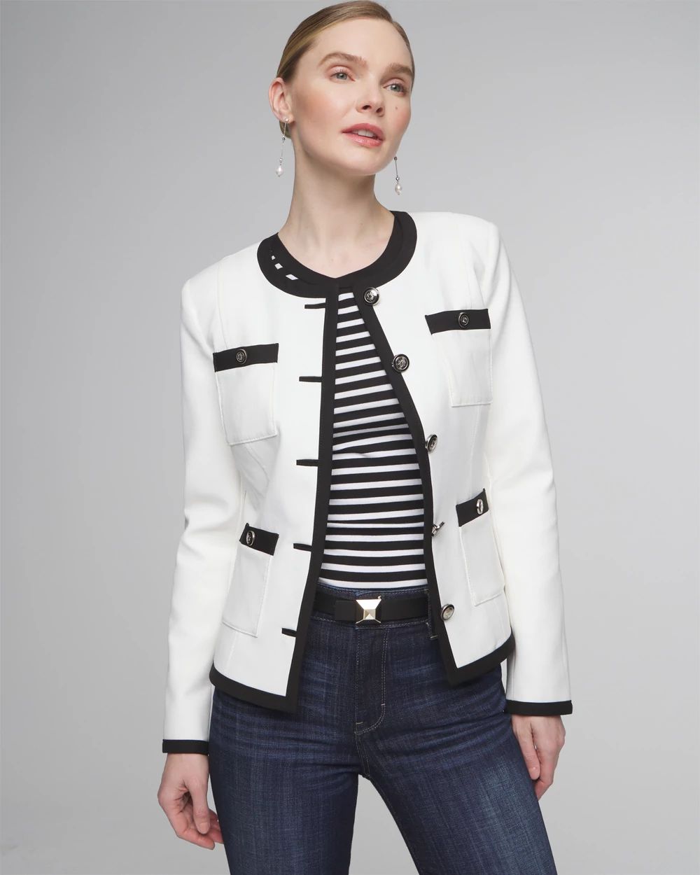 WHBM® Colorblock Stylist Jacket | White House Black Market