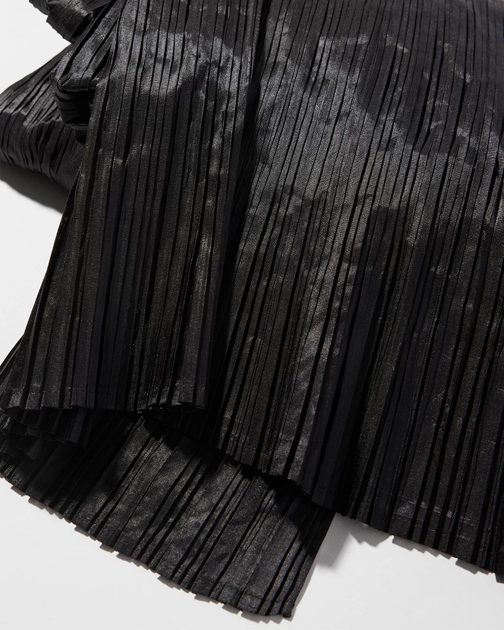 Pleated Sheen Wrap | White House Black Market