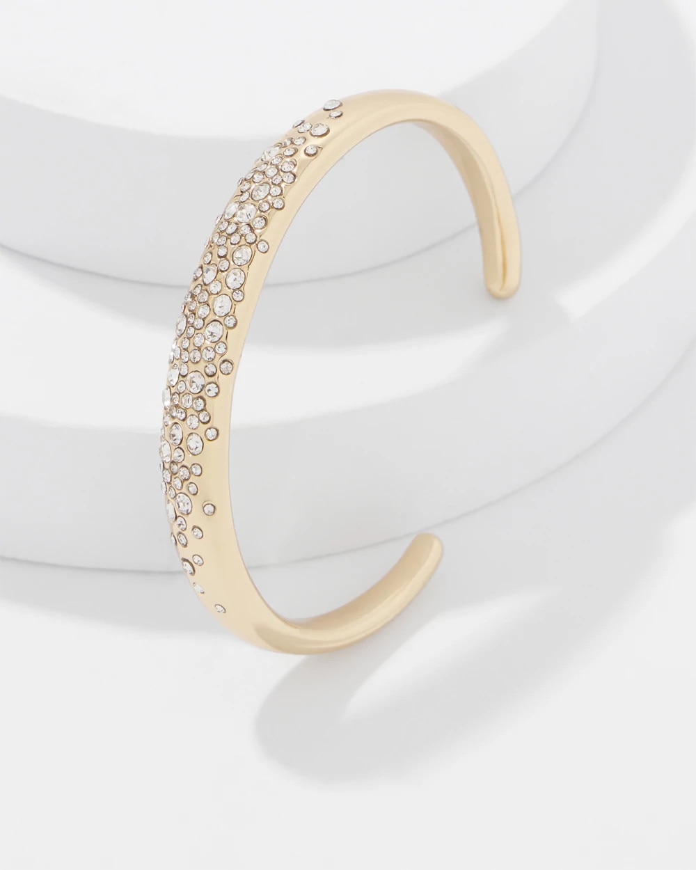 Dusted Pavé Cuff Bracelet | White House Black Market