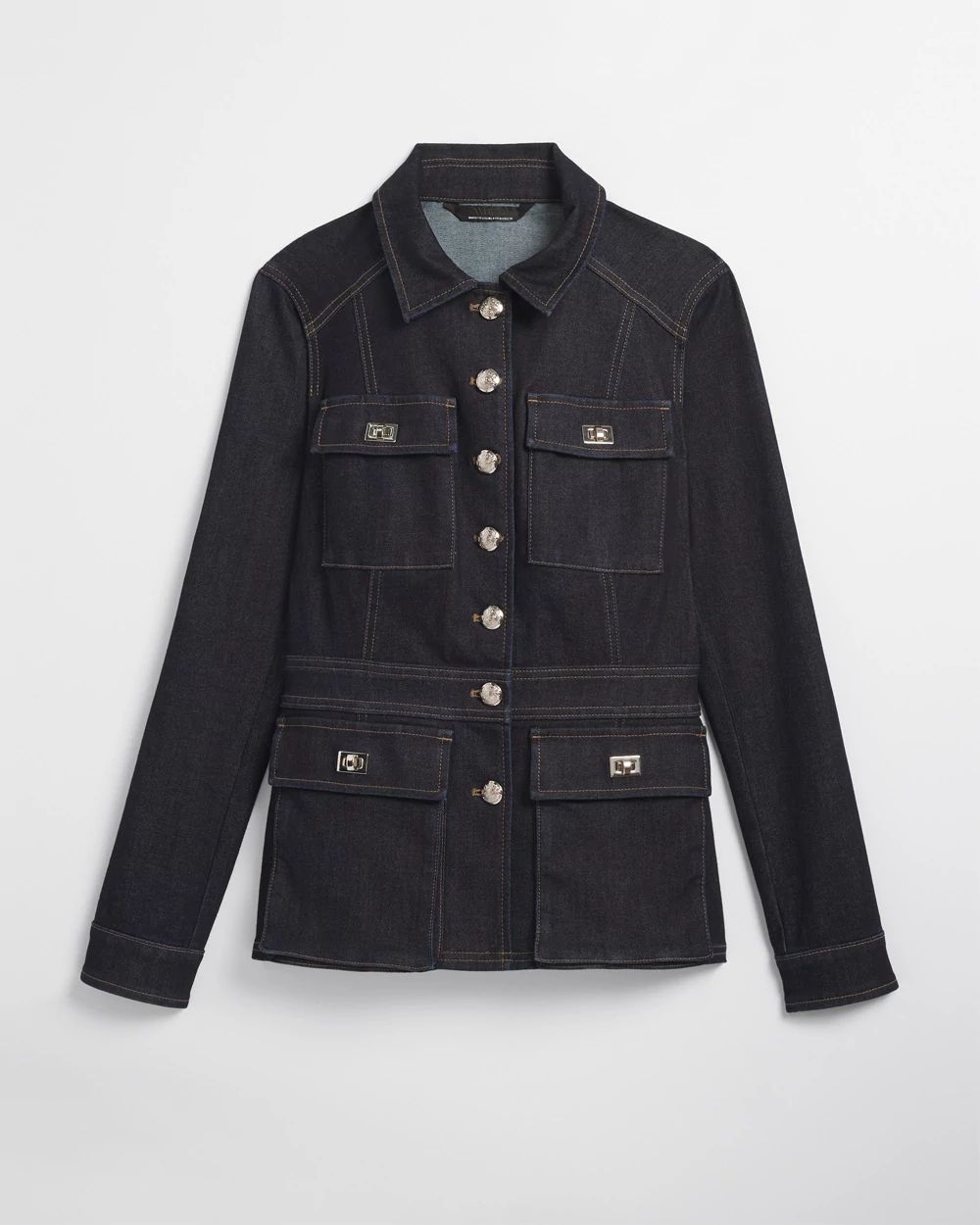 Denim Utility Jacket | White House Black Market