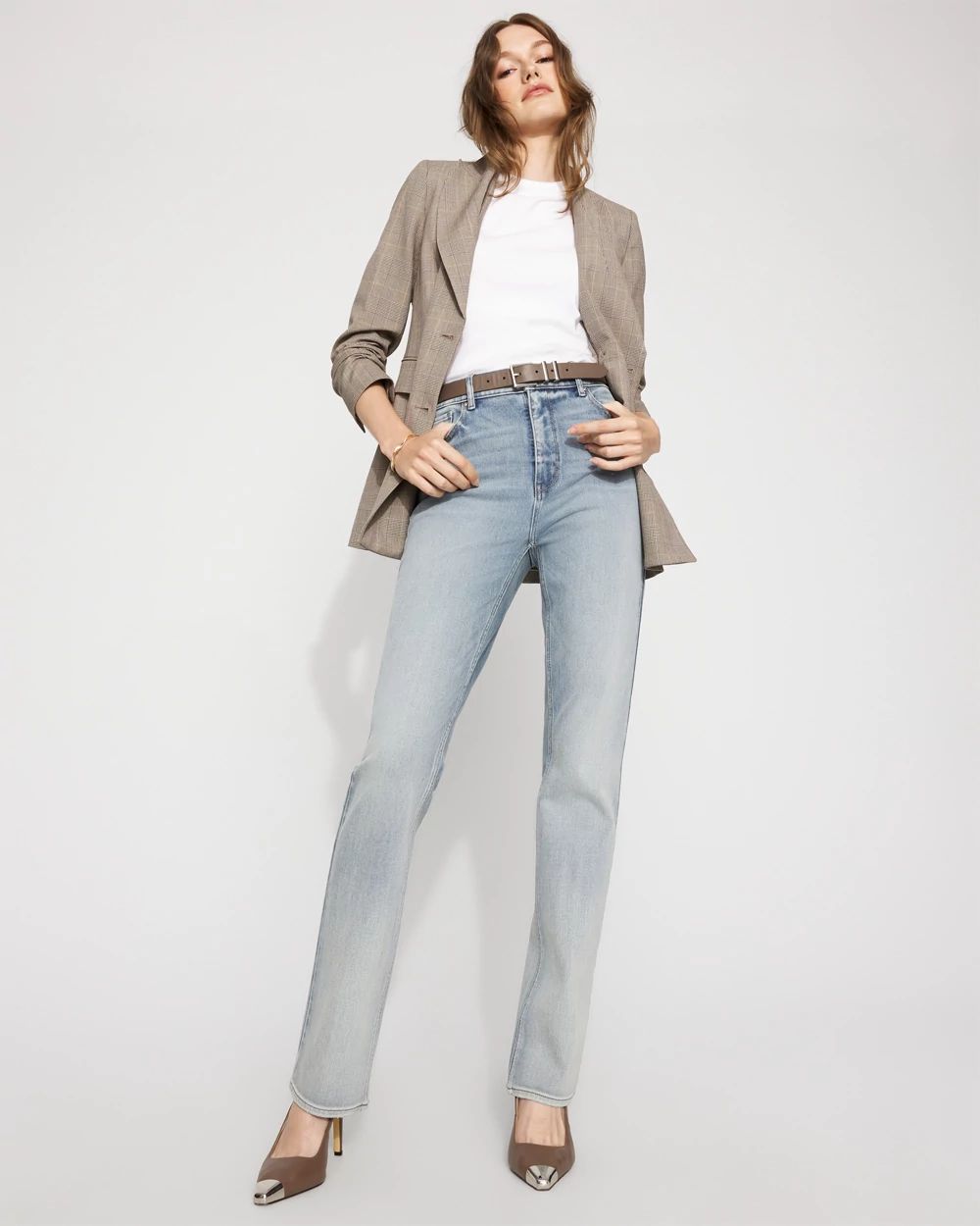 Extra High-Rise Elongated Slim Jean | White House Black Market