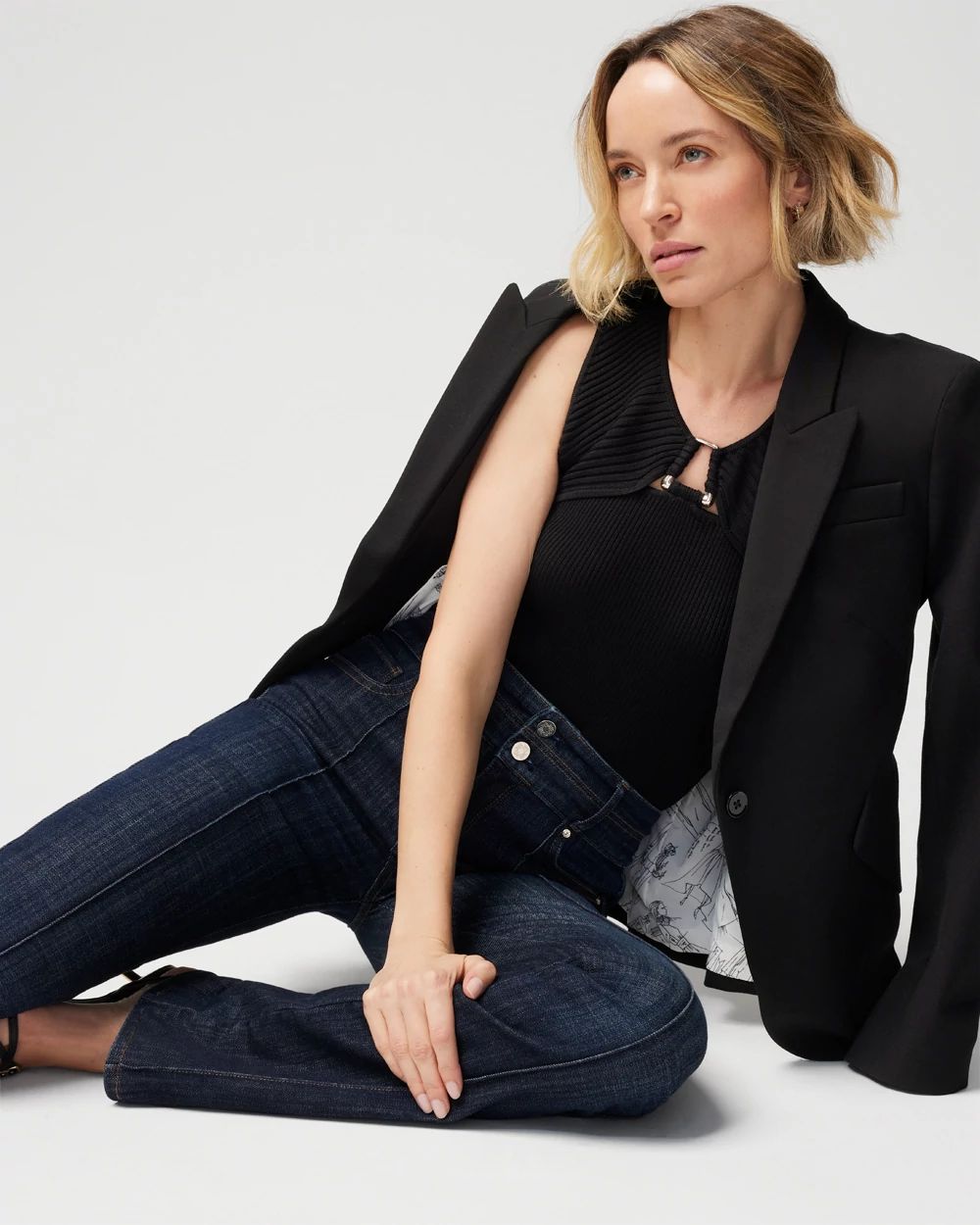 Sleeveless Hardware Tank | White House Black Market