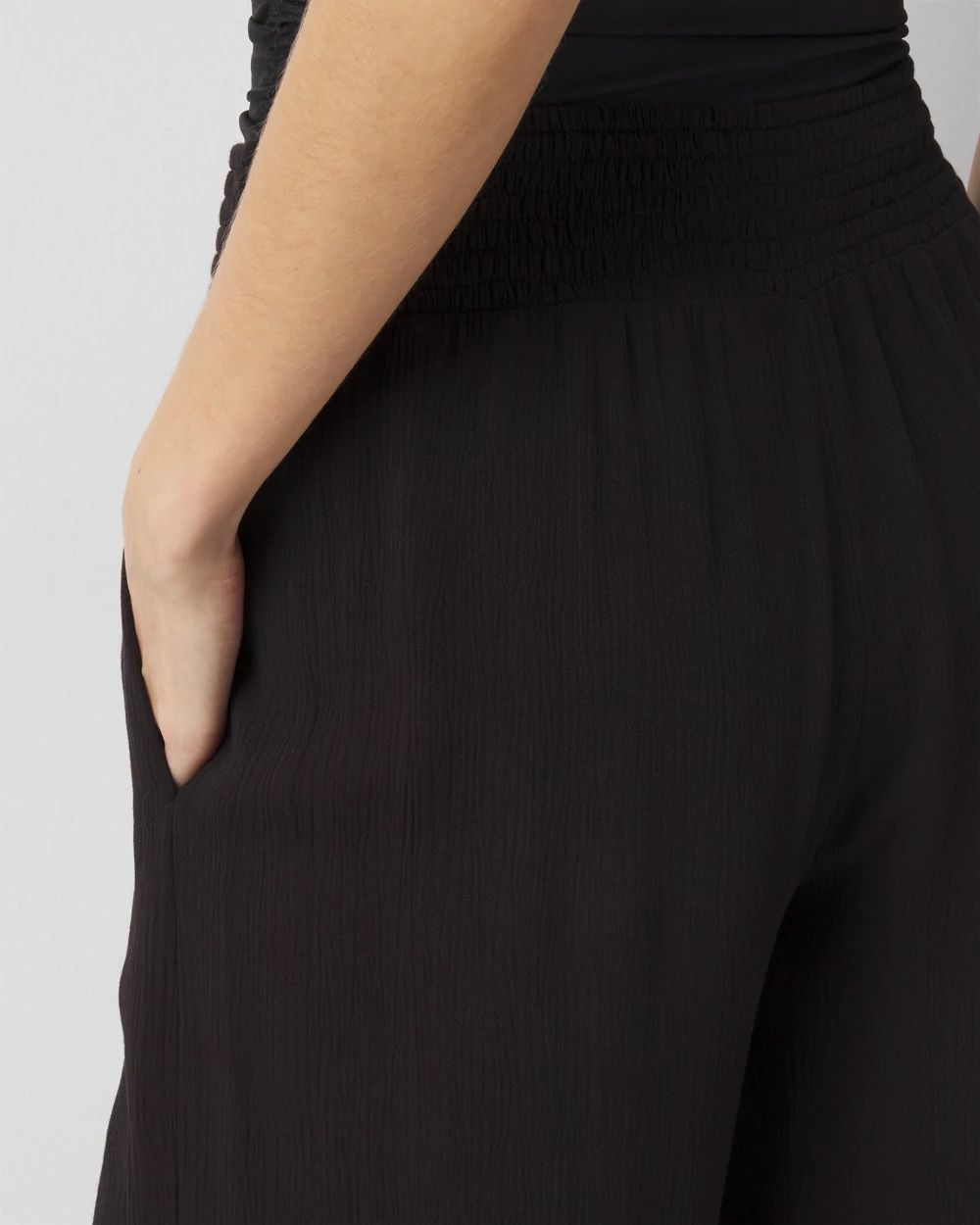 Smocked Waist Coverup Pant | White House Black Market