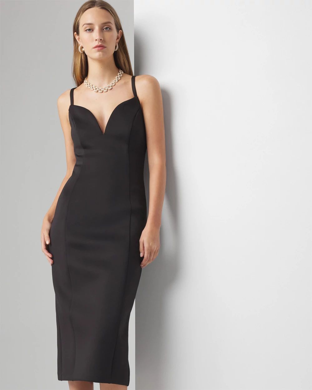 Little Black Midi Dress | White House Black Market