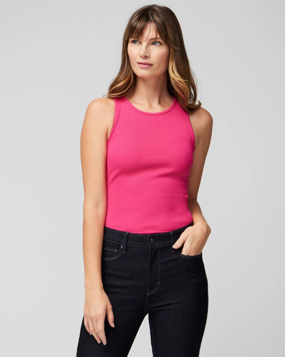 WHBM® FORME Rib Tank | White House Black Market