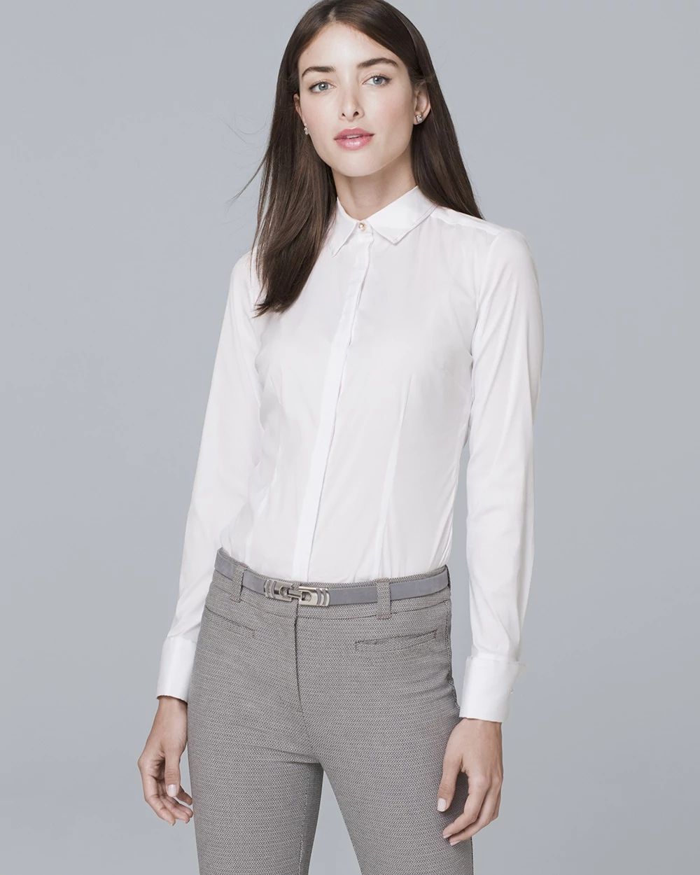 Classic Poplin Shirt | White House Black Market
