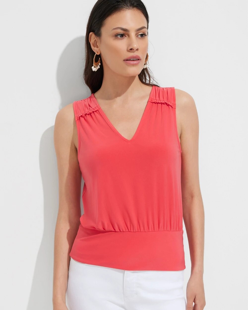 Outlet WHBM Banded-Hem Top | White House Black Market