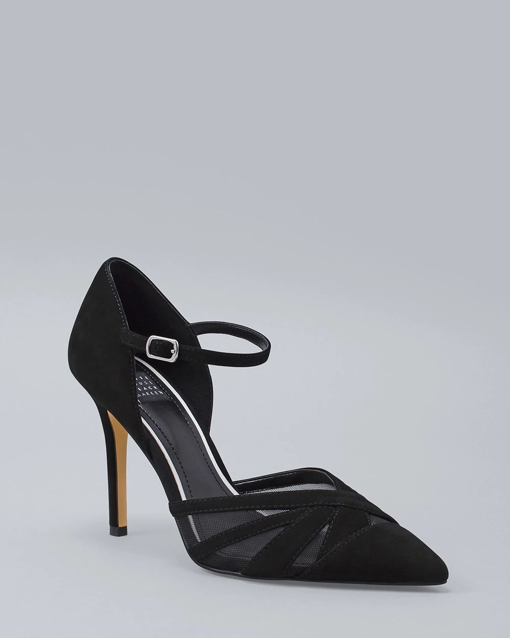 Suede & Mesh Heels | White House Black Market