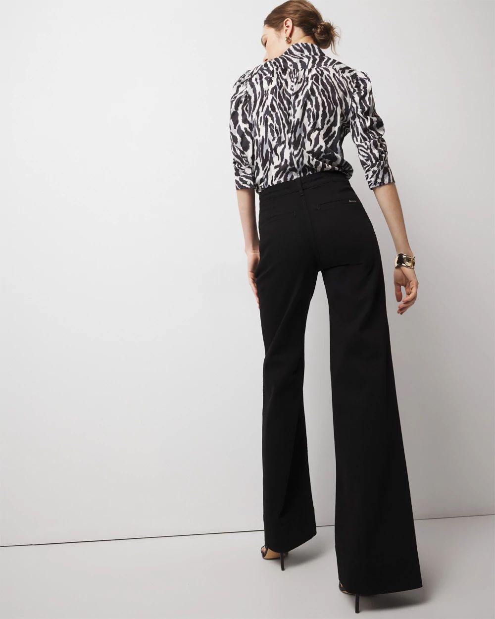 Extra High Rise Wide Leg Trouser Jeans | White House Black Market