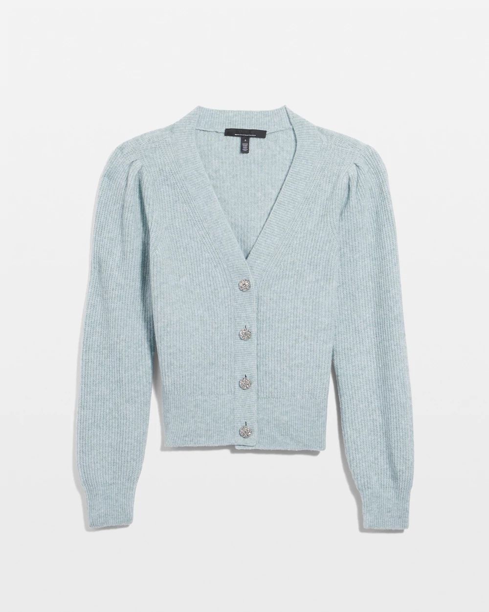 Jewel Button Cardigan Sweater | White House Black Market