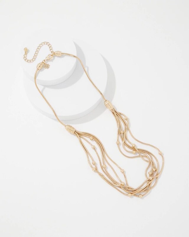 Sculptural Knots Necklace | White House Black Market