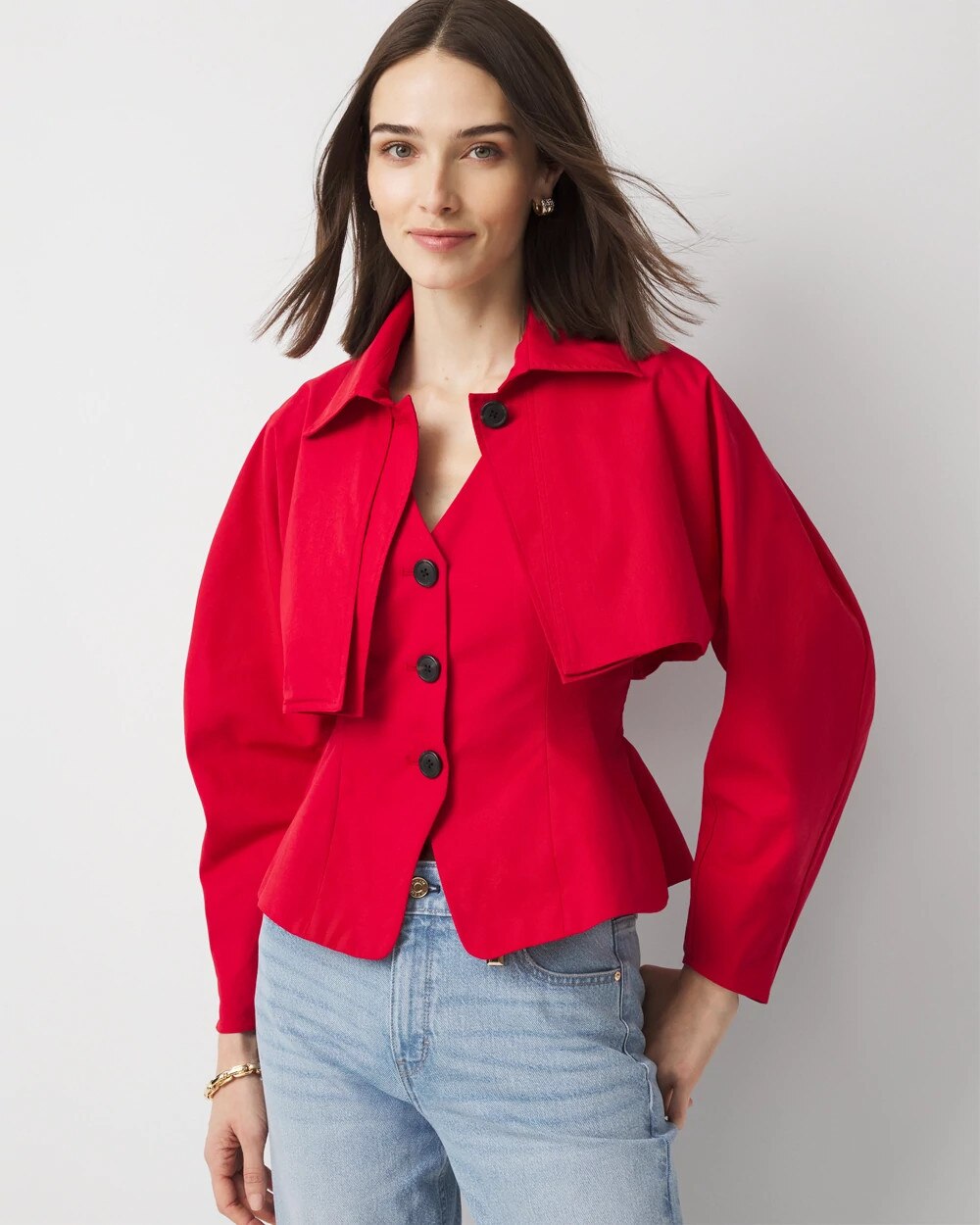 Vest + Cropped Trench Topper | White House Black Market