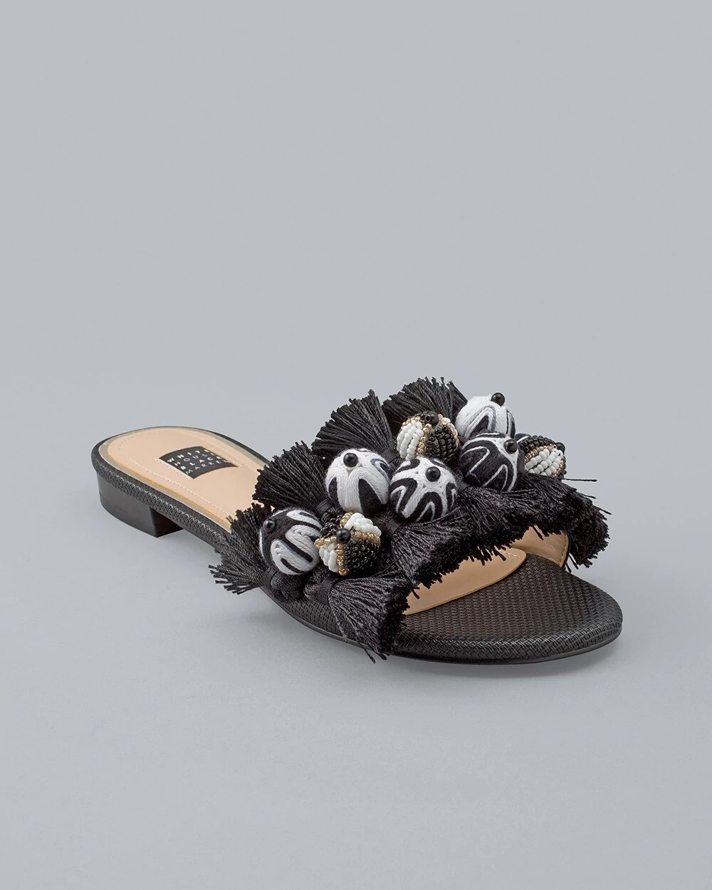 Pom-Pom and Tassel Slides | White House Black Market
