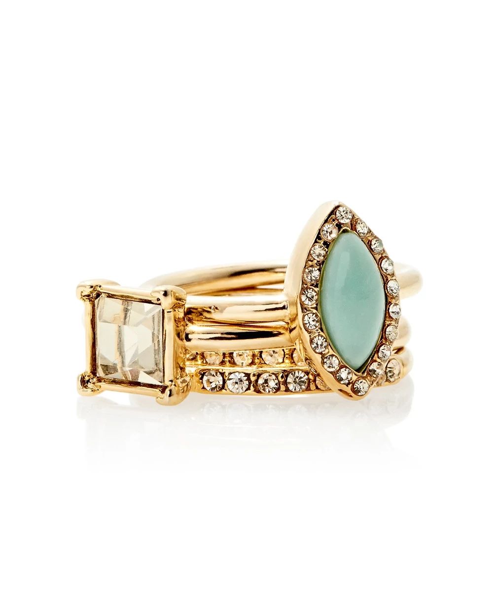 Mint Stackable Ring Set | White House Black Market