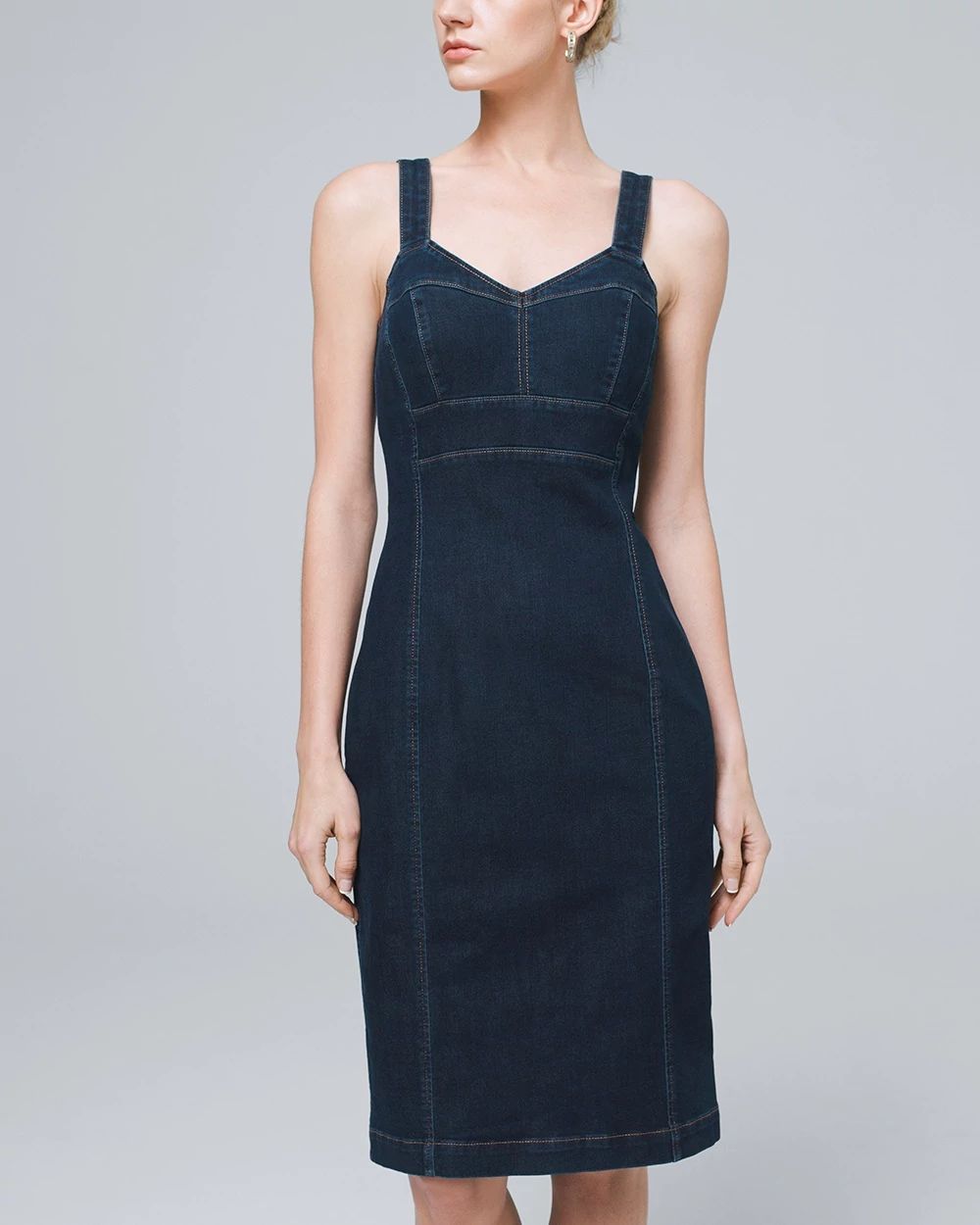 Petite Denim Sheath Dress | White House Black Market