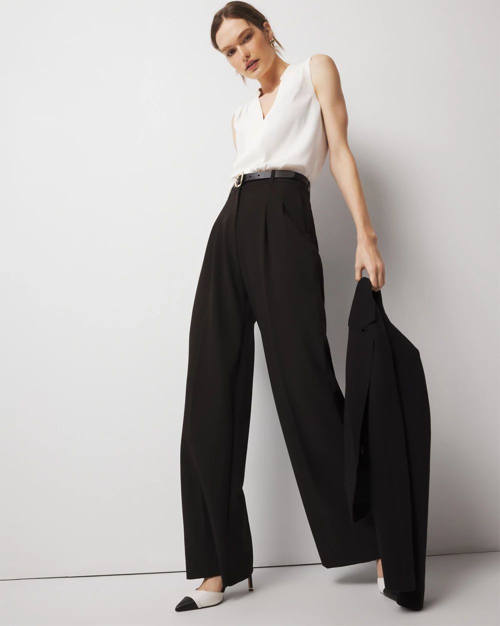 Pleated Shell | White House Black Market