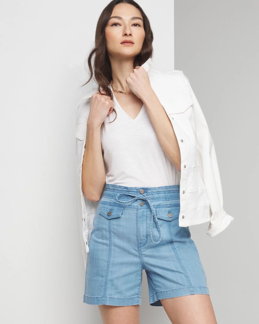 Extra High-Rise Stretch Shorts | White House Black Market