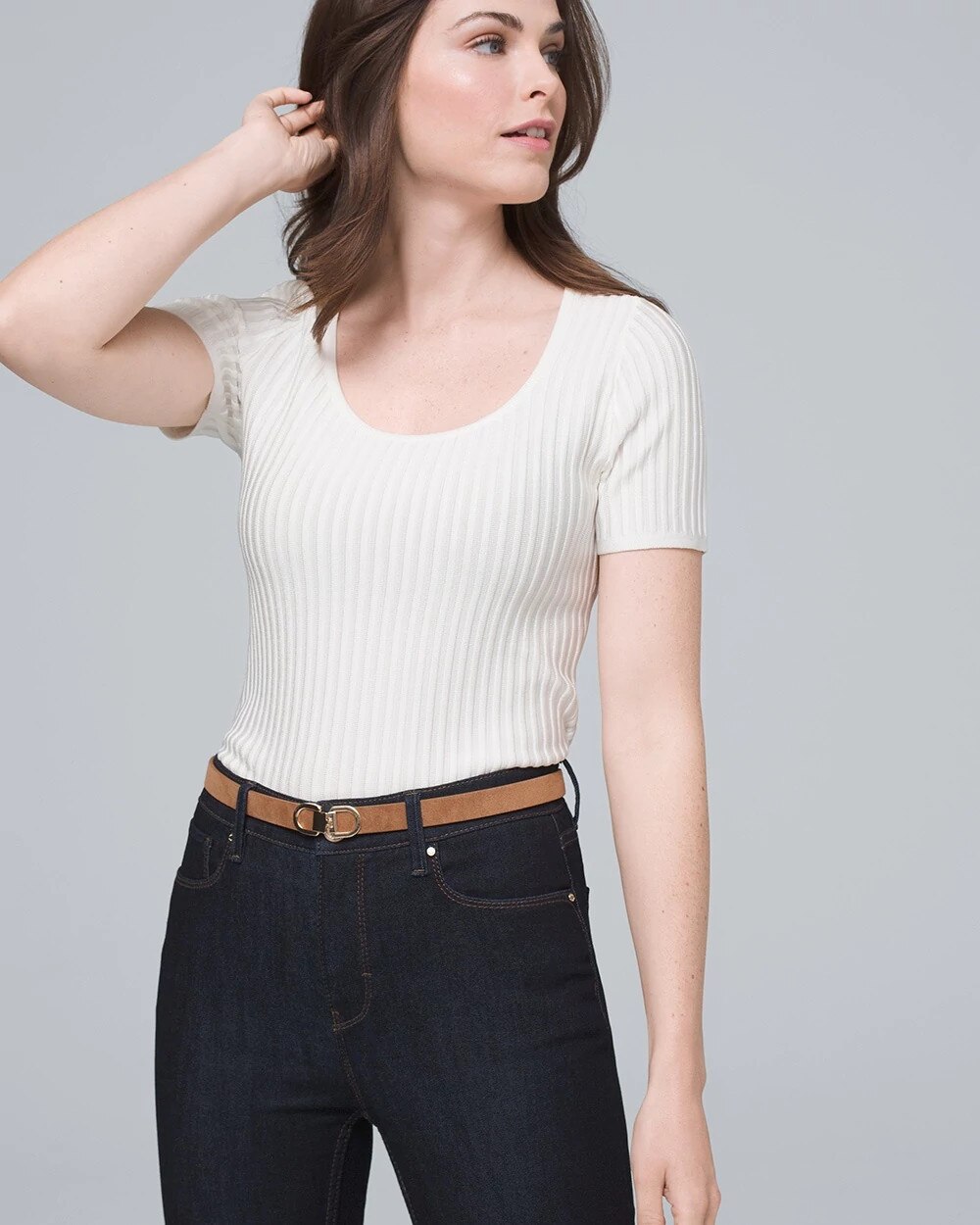 Ribbed Sweater | White House Black Market