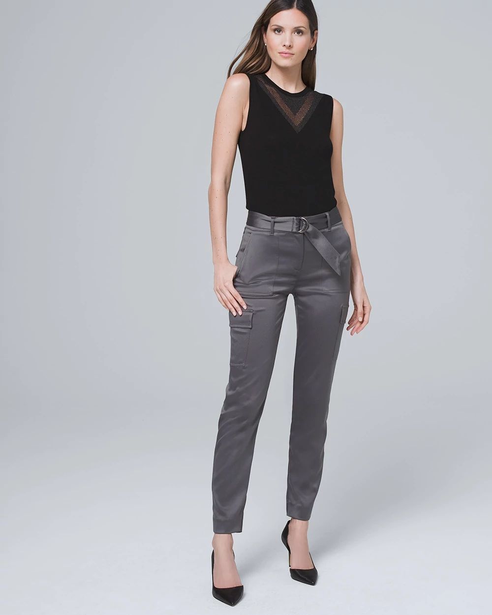 Sheer-V Sweater Tank | White House Black Market