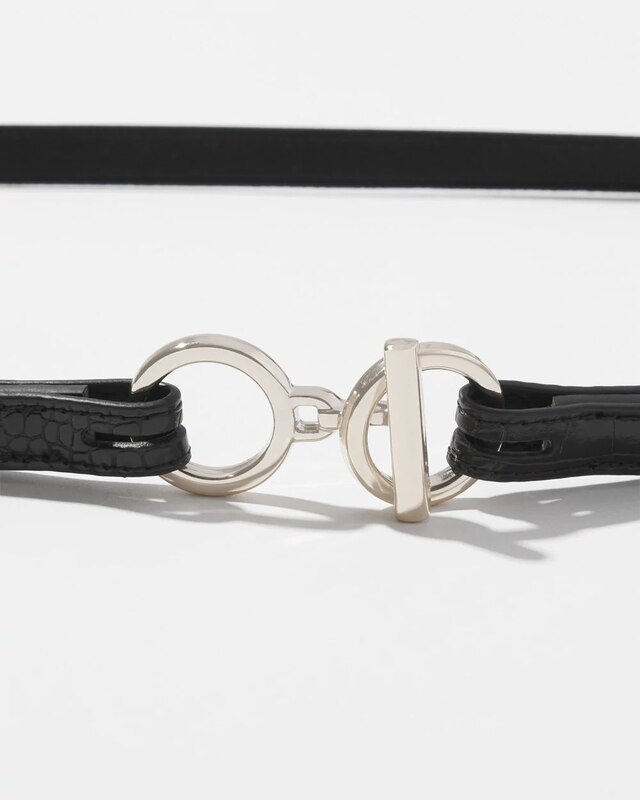 Toggle Skinny Waist Belt | White House Black Market