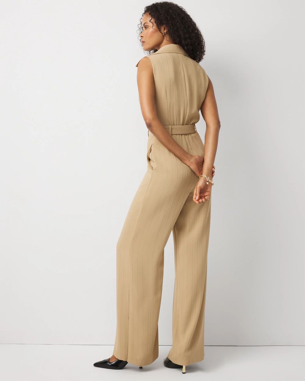 Tailored Crepe Jumpsuit | White House Black Market