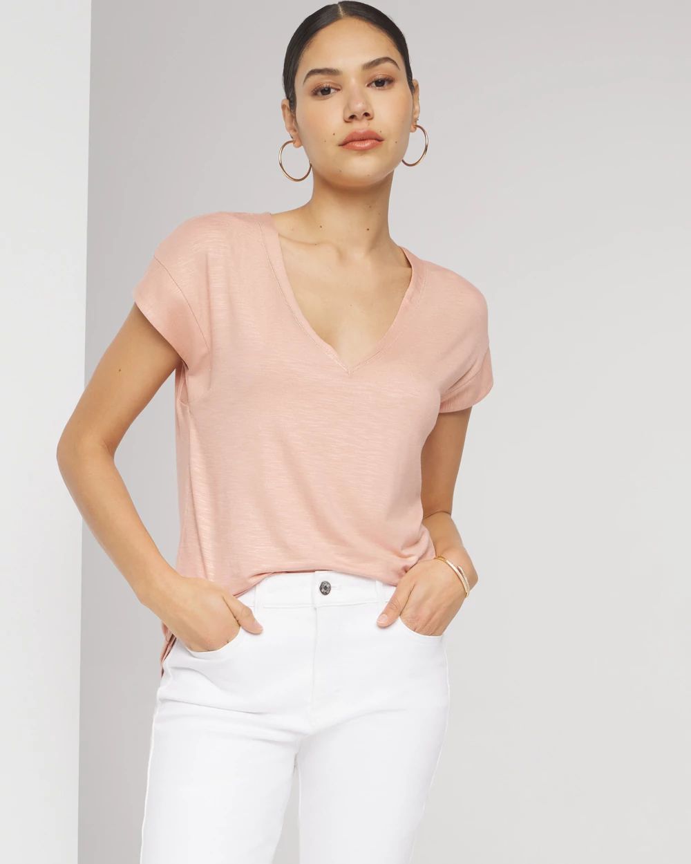 Short Sleeve Power Tee | White House Black Market