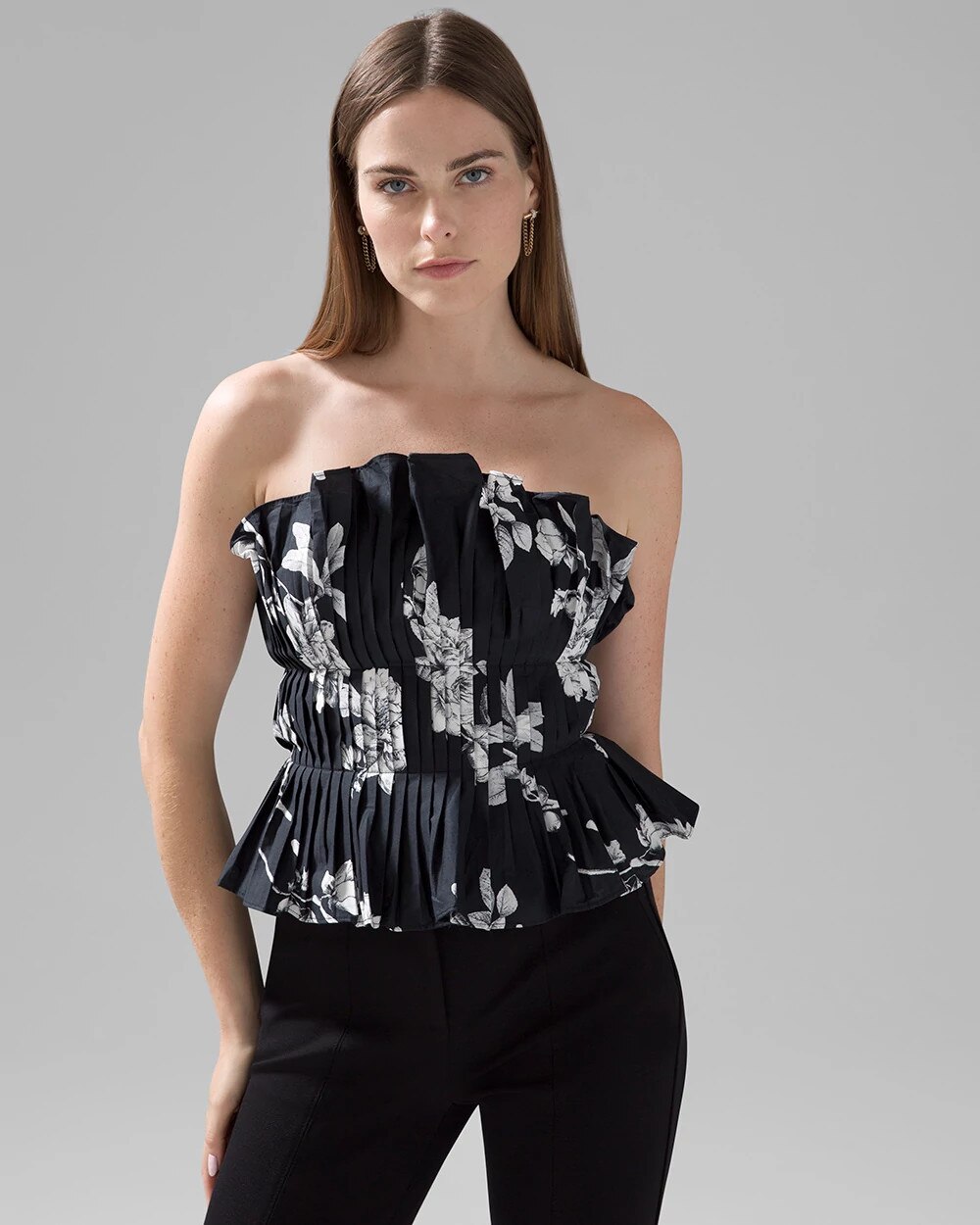 Ruffle Bustier | White House Black Market