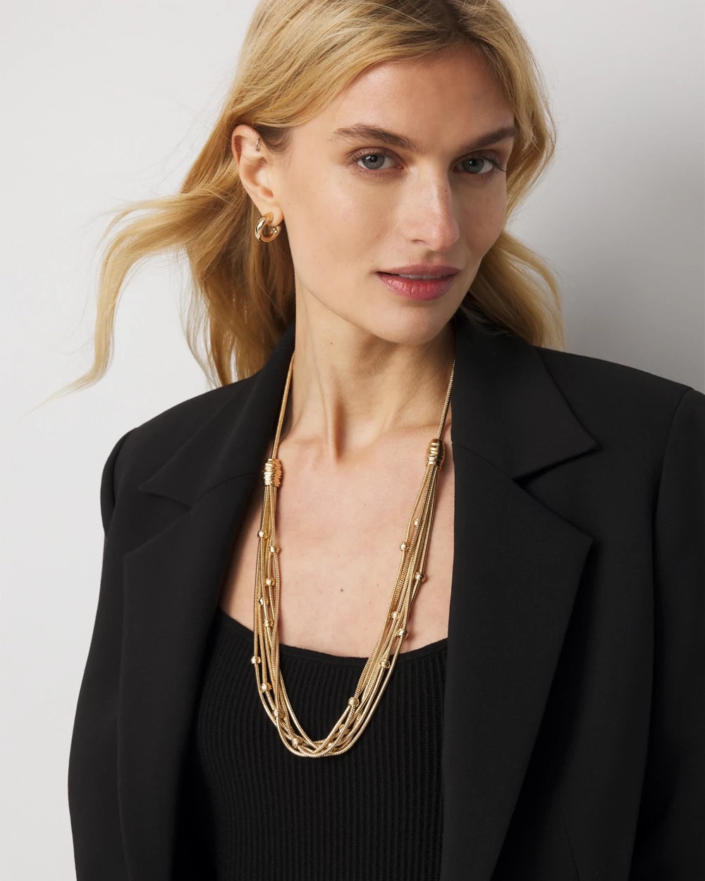 Sculptural Knots Necklace | White House Black Market