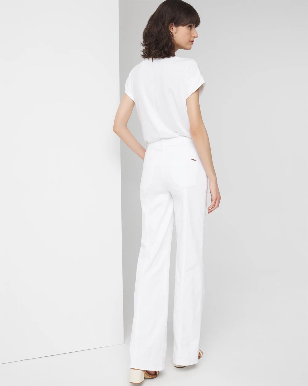 High-Rise Double Pocket Wide-Leg Jean | White House Black Market